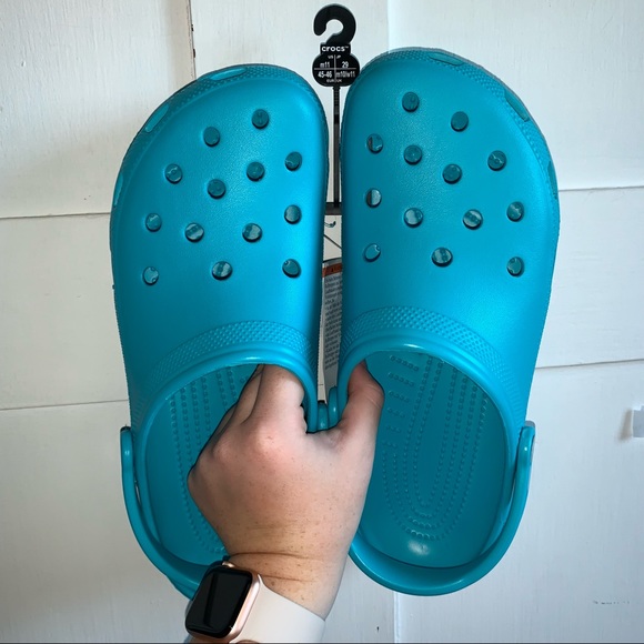 CROCS | Shoes | Mens Teal Blue Crocs | Poshmark